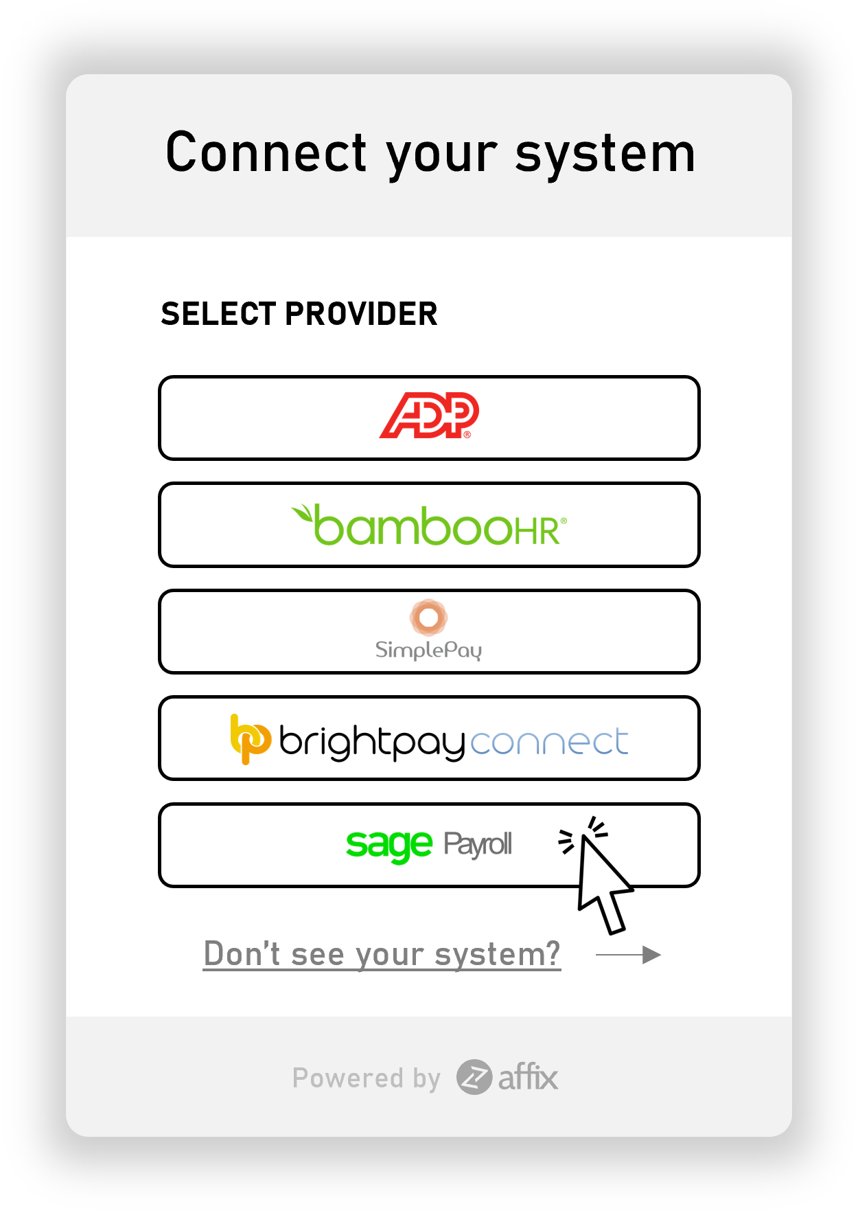 Affix Api For Hr And Payroll Data